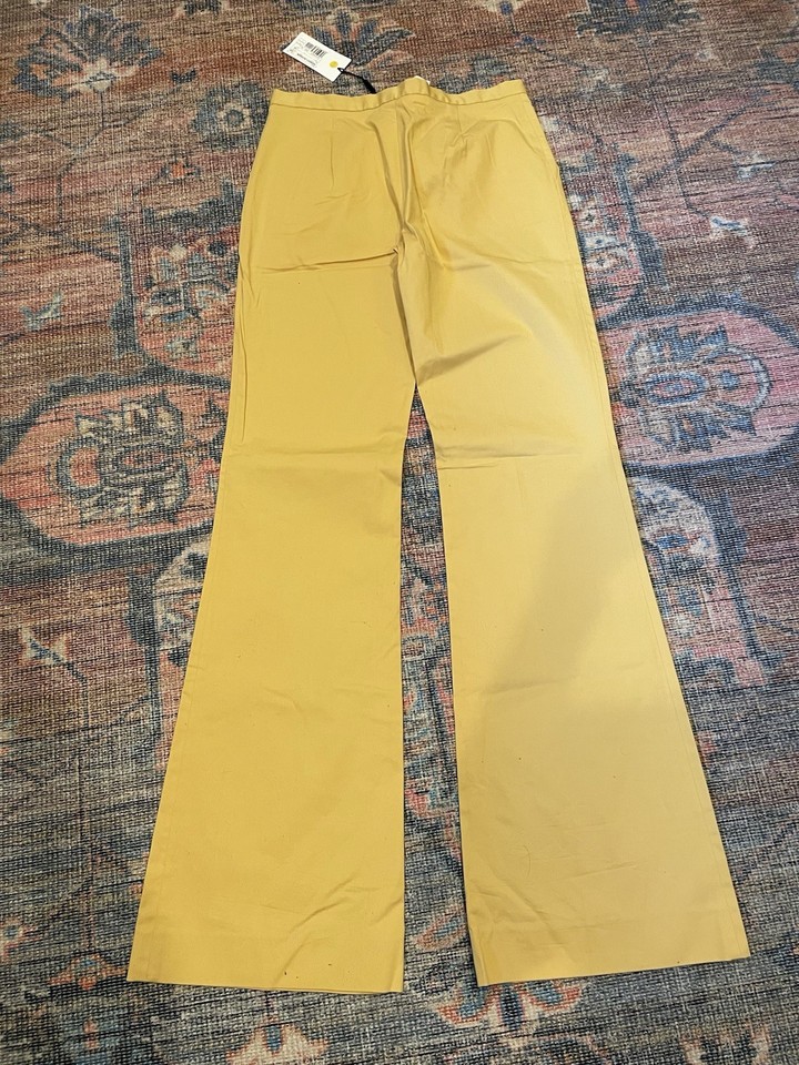 NWT M missoni and Valentino mustard yellow cotton bland pants. Made in ...