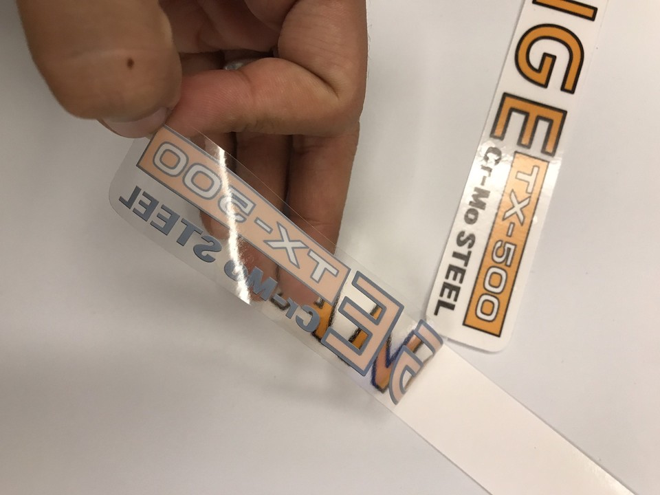 Tange TX-500 Fork Decal Kuwahara Pk Ripper Skyway OldSchool OS BMX TRX ...