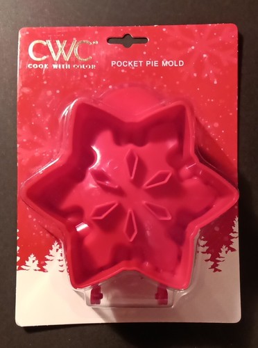 New CWC Cook With Color Christmas SNOWFLAKE ️ Pocket Pie Mold ...