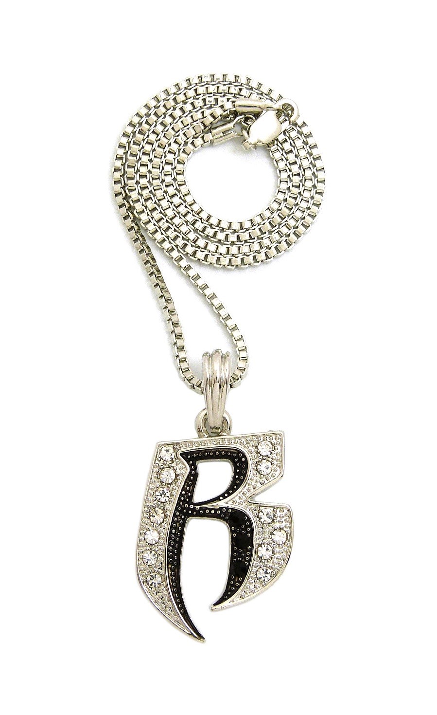 NEW 'R' RUFF RYDERS PENDANT & 24" VARIOUS CHAINS HIP HOP NECKLACES ...