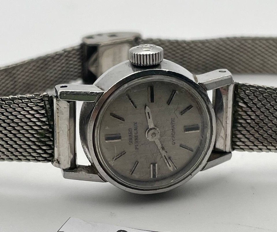 PROJECT TO FIX GIRARD PERREGAUX HF AUTO GYROMATIC LADIES WATCH EU SHIP ...