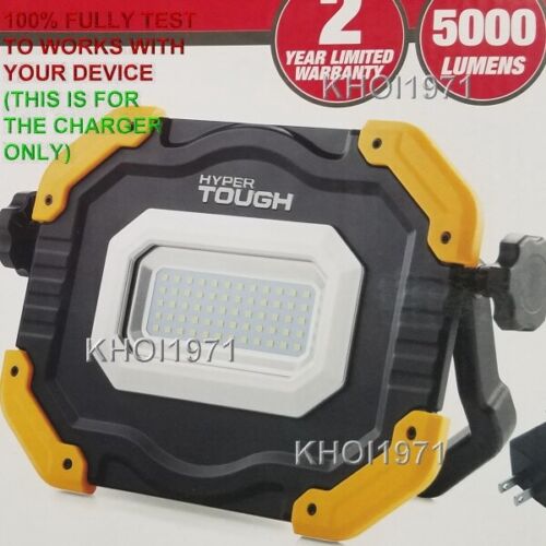 WALL Charger AC adapter for 5000 lumens HYPER TOUGH rechargeable work ...