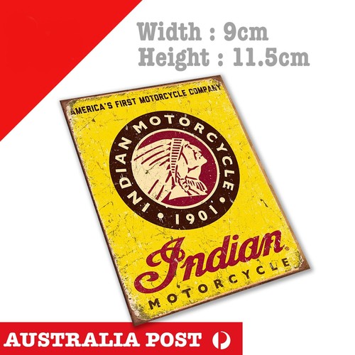 Indian Motorcycle 1901 Vintage Sign Laptop , Car Vinyl Sticker | eBay ...
