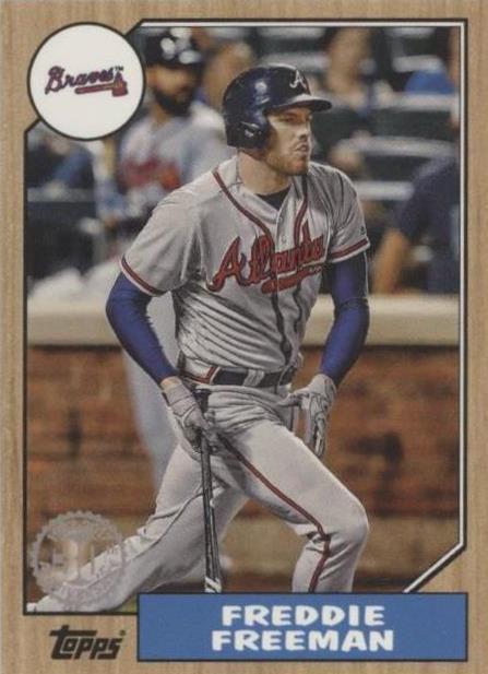 2017 Topps Mini - 1987 Design Freddie Freeman #87-77 for sale online | eBay