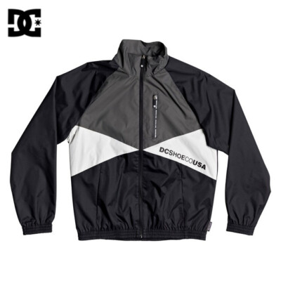 DC Shoes Bykergrove Skateboard Full Zip Track Jacket Black L NWT NEW ...