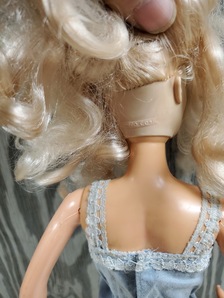 Vintage 1978 Mego Corp Candi Makeup Doll 18" Tall Blonde Pajamas Night ...