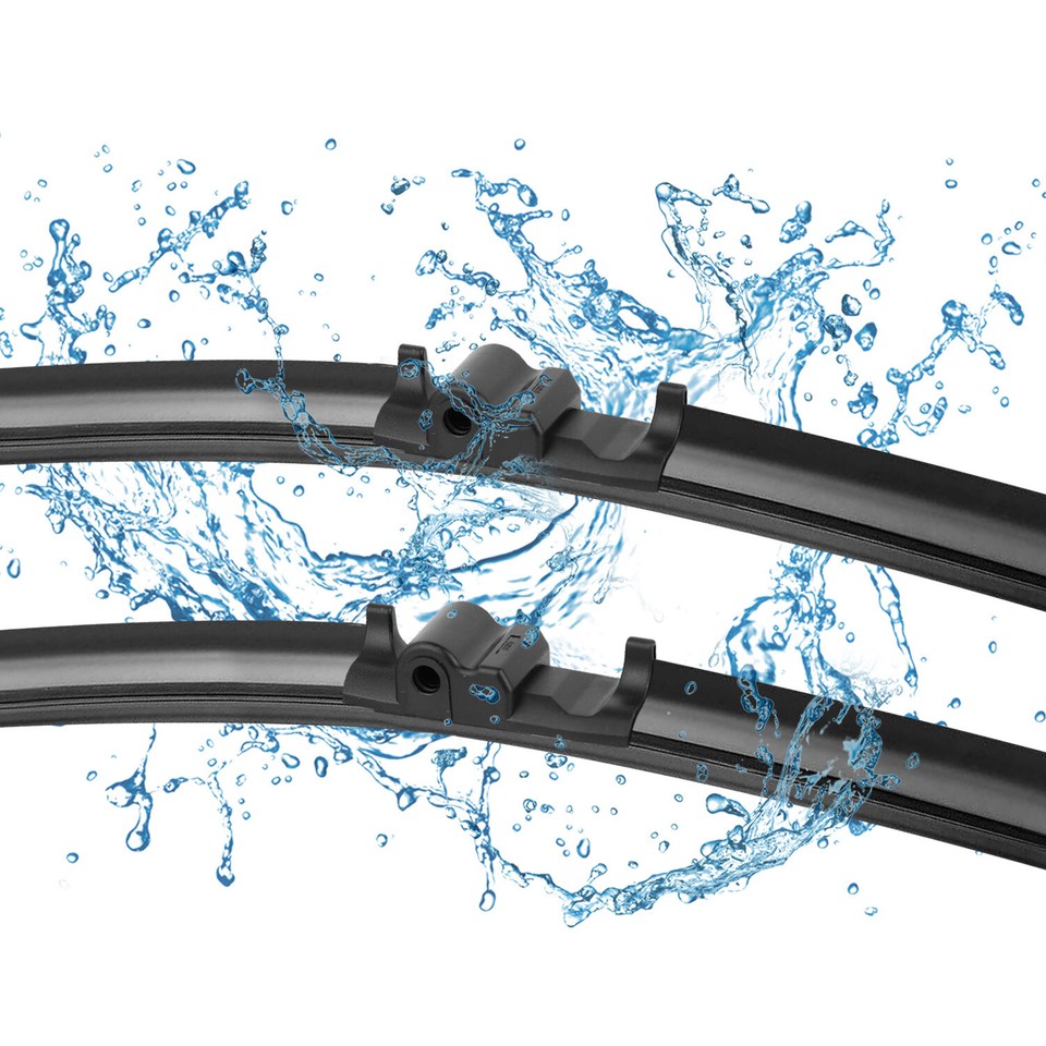 NEW BLACK Windshield Wiper Blades 26"+26"side lock Wiper Replacement ...