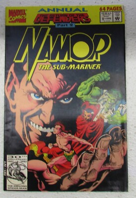 Vintage Marvel Comics Namor The Sub-Mariner Part 2 Annual 1992 Comic ...
