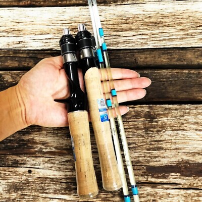 Ultralight Stream Fishing Rod – Transparent Trout Travel Rod with Cork ...
