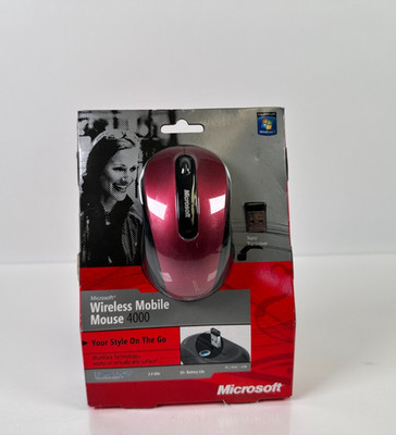 (NEW) Microsoft BlueTrack Wireless Mobile Mouse 4000 Model 1383 1447 | eBay