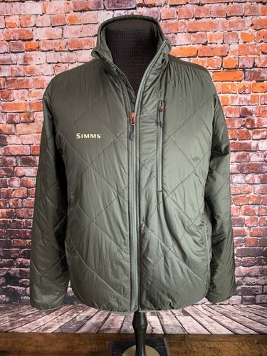 Simms Primaloft Men's L/S Jacket, M, Simms Olive Green EUC! | eBay