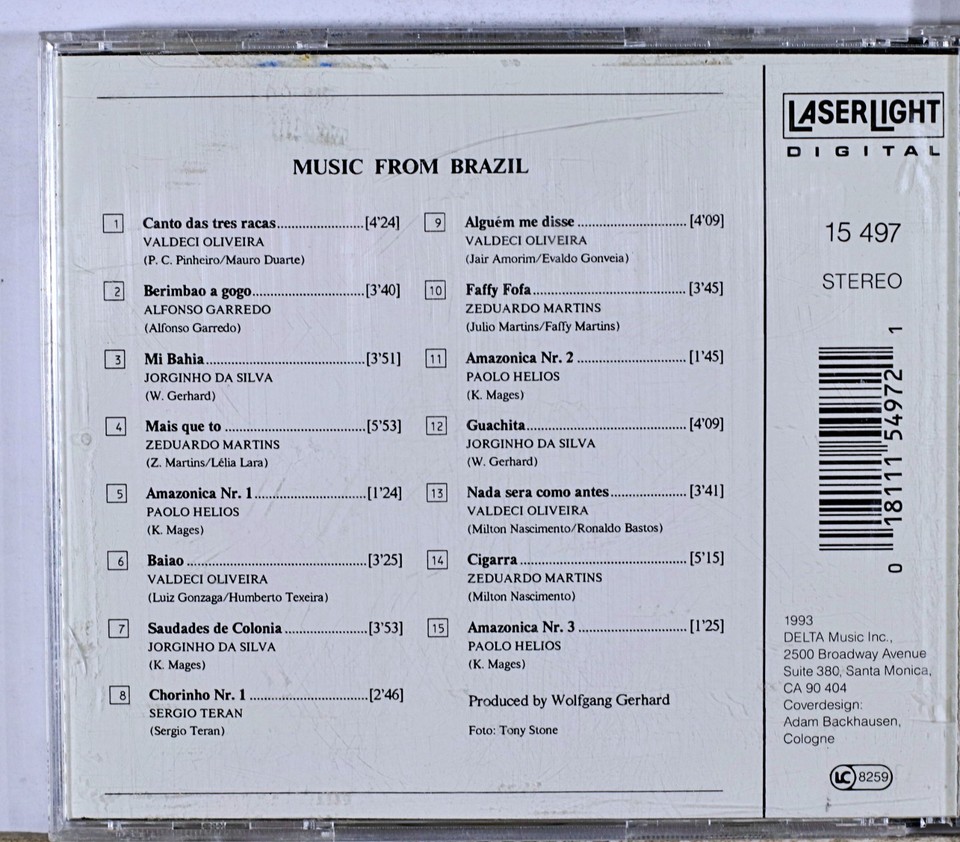 Various Artists - Music from Brazil (CD 1994) 18111549721| eBay