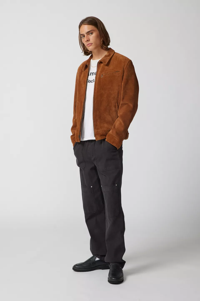 Schott Unlined Rough Out Cowhide Jacket Style: 375 Size L | eBay