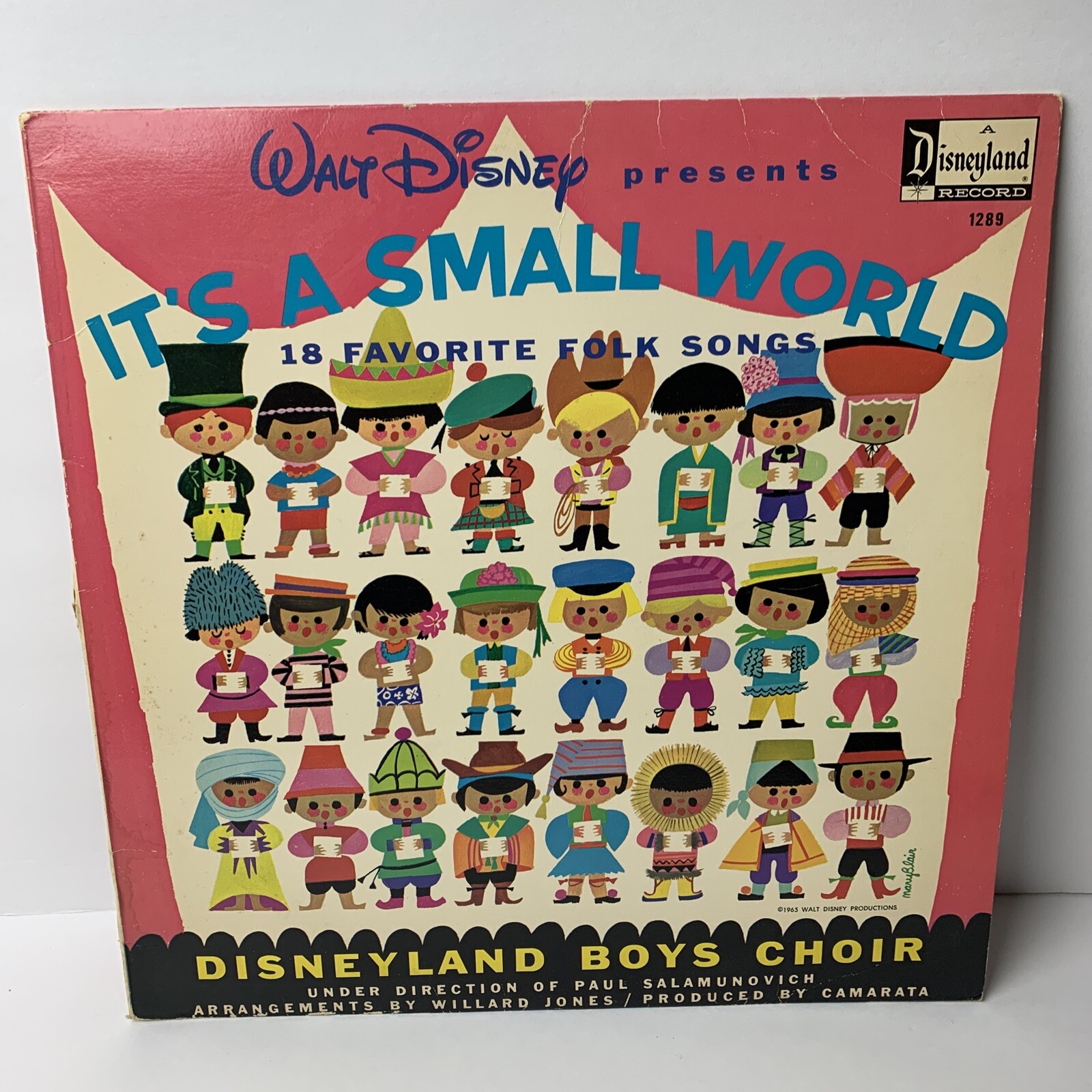 Walt Disney presents IT’S A SMALL WORLD Vinyl LP 1965 Disneyland DQ1289 ...