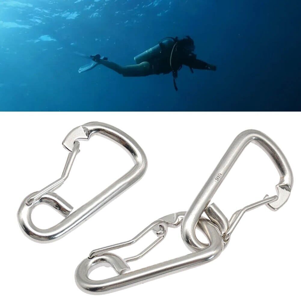 Durable rifle accessory carabiner diving hook lightweight 80 mm diving ...