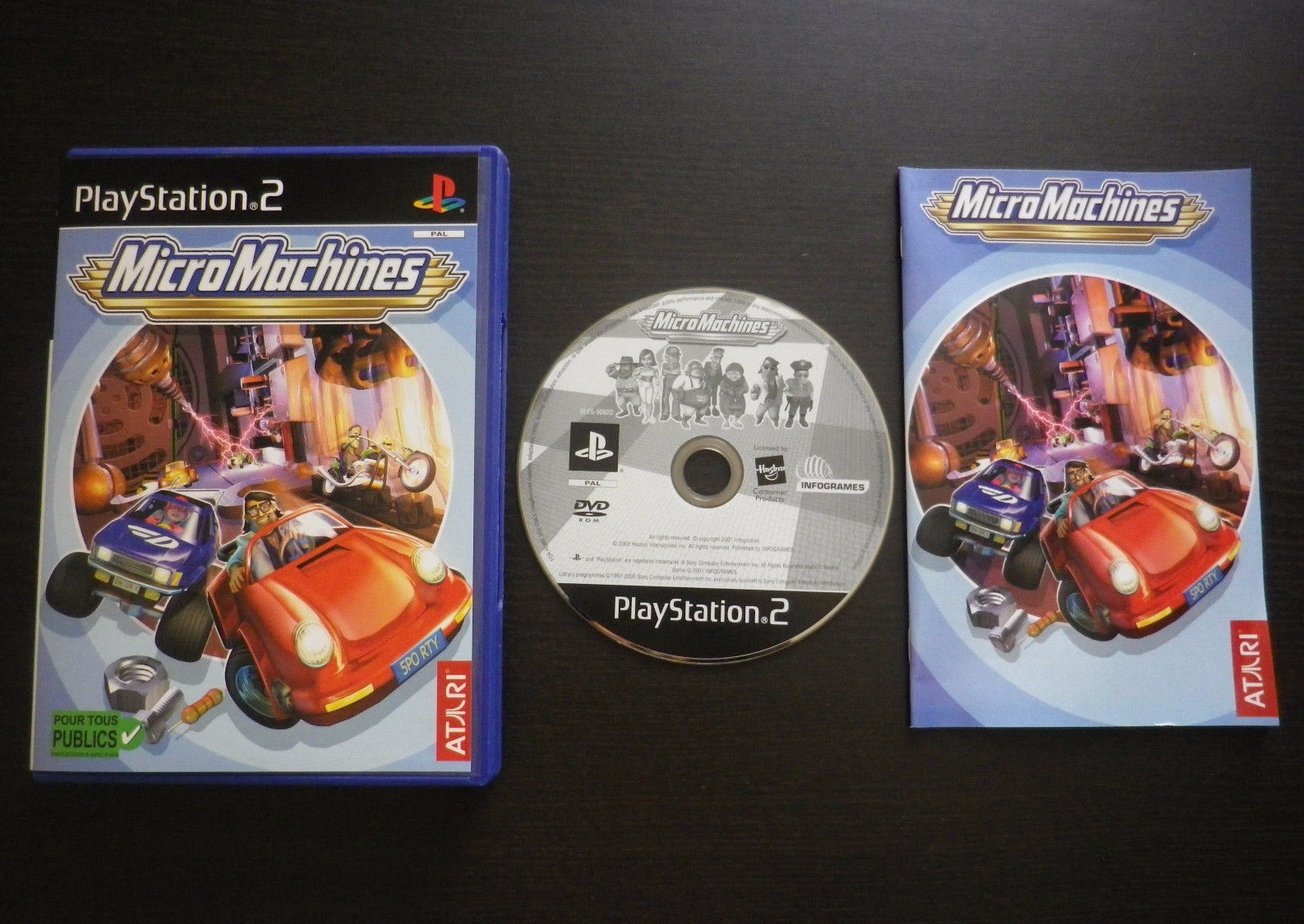 MicroMachines PlayStation 2 PAL - Prix - Photo - Présentation