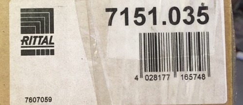 Rittal Corp Rack Network Blanking Panel 7151.035. 7607059 New In Box | eBay