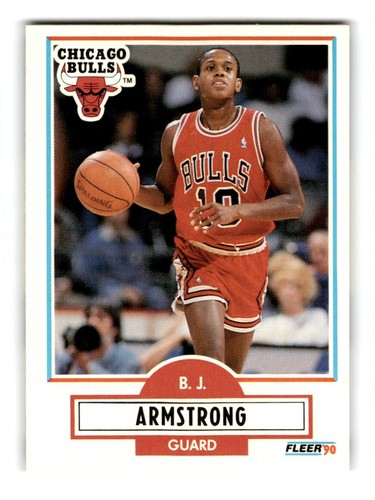 1990-91 Fleer B.J. Armstrong Rookie Chicago Bulls #22 | eBay