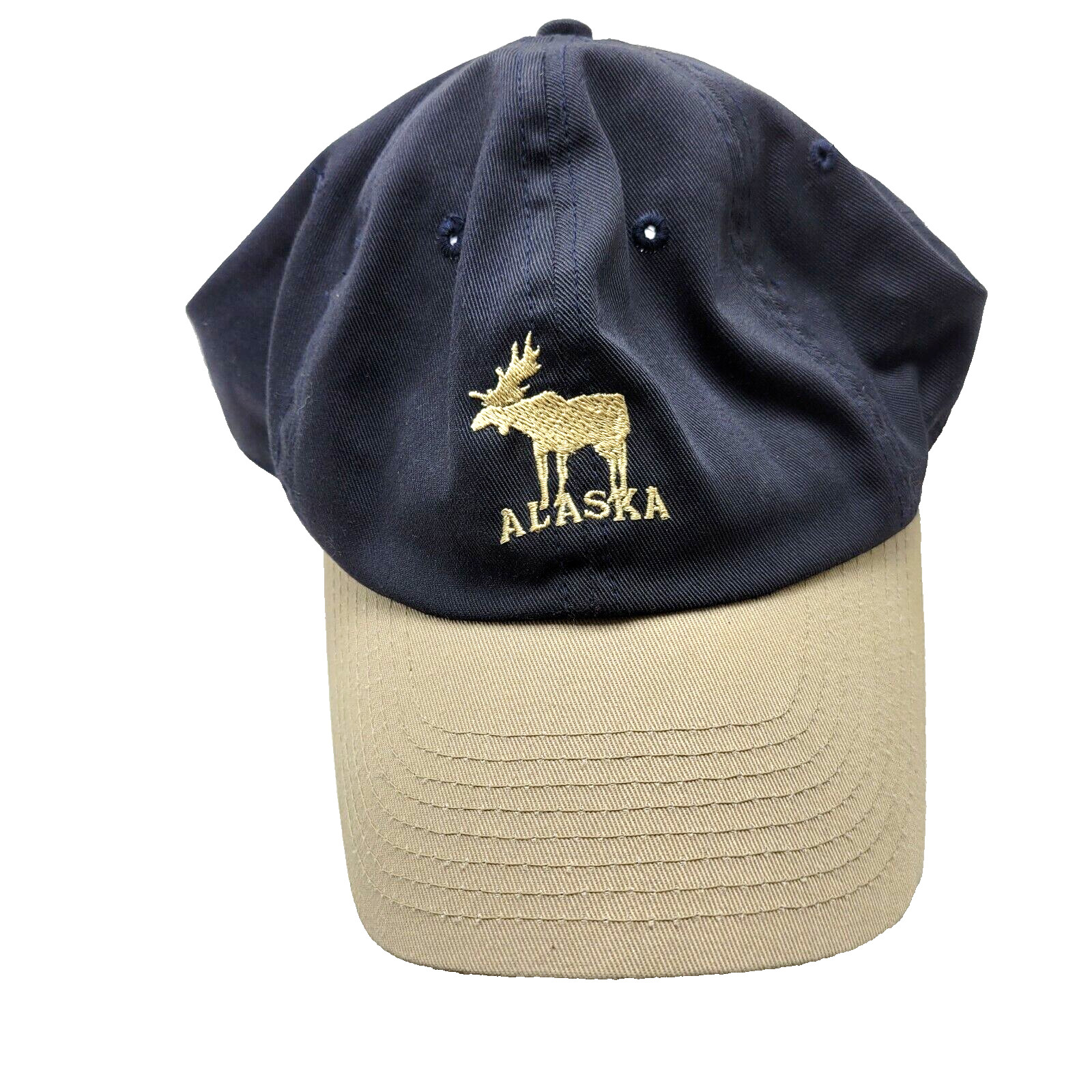 Alaska Elk Rugged Wear Souvenir Hat Cap Adult Used Sn… - Gem