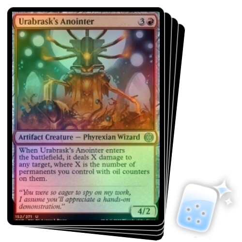 Foil Urabrask's Anointer X4 M/NM Magic MTG Phyrexia: All Will Be One | eBay