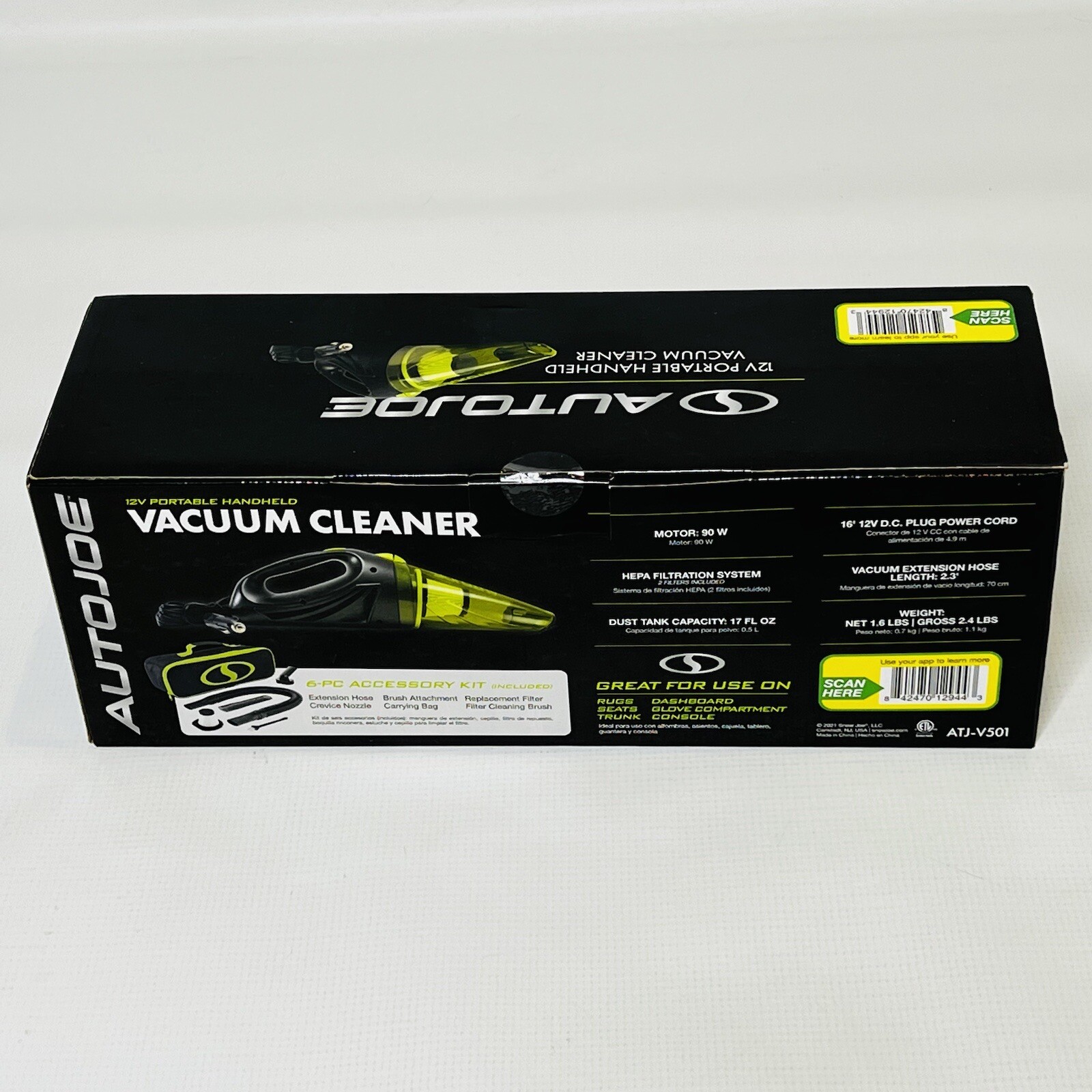 Sun Joe ATJ-V501 Handheld Vacuum Cleaner - Multicolor for sale online ...