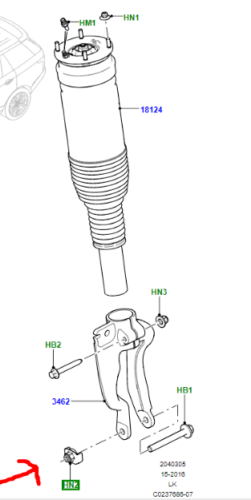 Land Rover Genuine OEM Strut Nut LR038809 - New | eBay