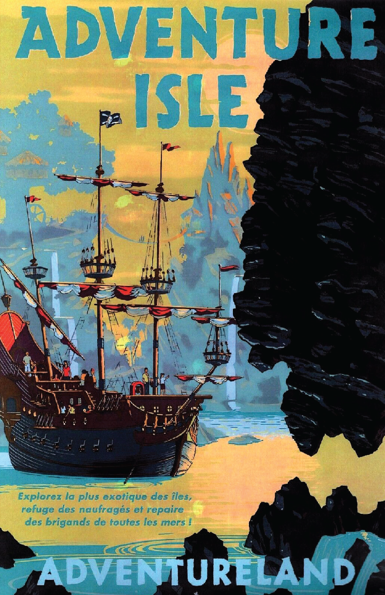 Adventureland Disneyland Poster