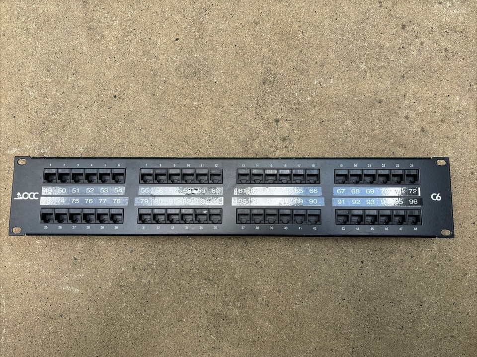Superior Modular Products 48 Port EFS Patch Panel LR90322 E137579 T700 ...