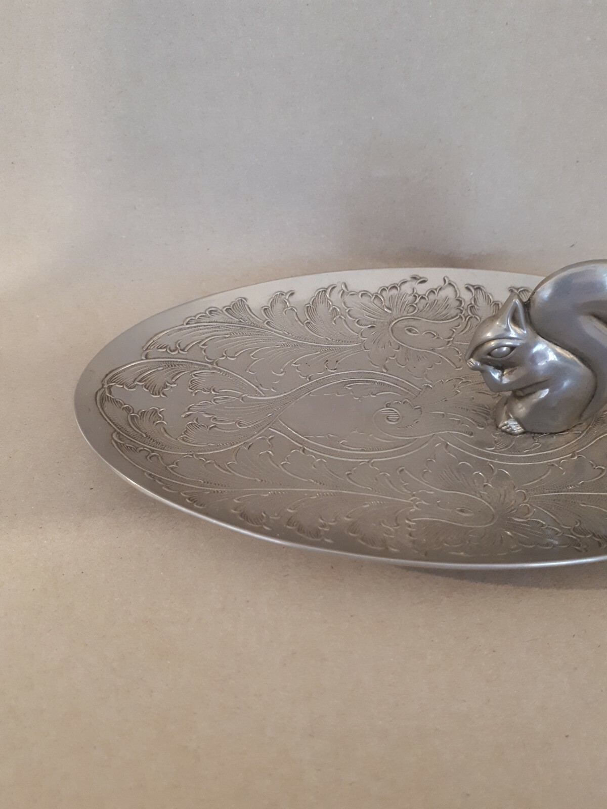 Silver Plated Seba Squirrel Oval Tray Trinket or Pin Dish | eBay UK