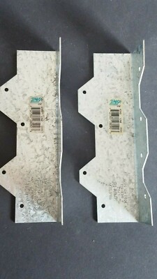 (LOT OF 2) Simpson Strong-Tie L Angle 7" L 16 Ga Zmax Fasteners 8-10d ...
