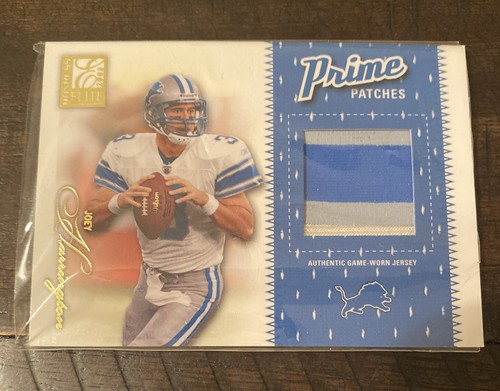 2003 DONRUSS ELITE Prime Patches Joey Harrington Jersey Patch SP 04/50 ...