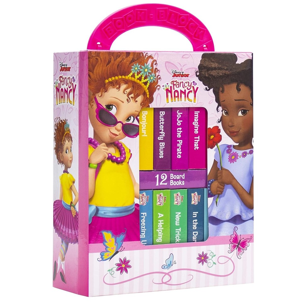 Disney Jr Fancy Nancy Book Set My First Library 12 Board Block Books ...