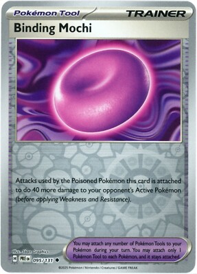 Binding Mochi (Reverse Holo) - Prismatic Evolutions - Pokemon | eBay