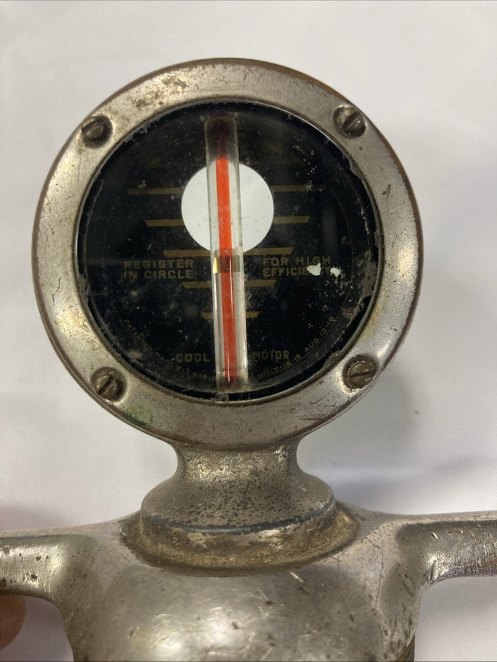 Vintage Ford Model T Boyce Motometer Dog Bone Radiator Cap Temperature ...