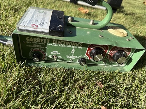 Vintage Garrett Master Hunter VLF/TR Deep Seeker Metal Detector with ...