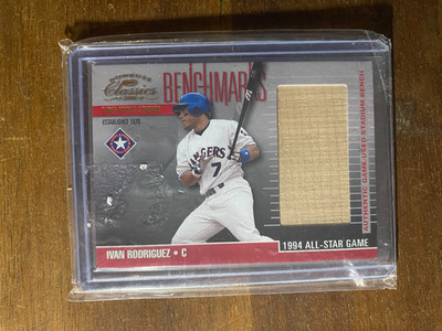 2001 Donruss Ivan Rodriguez Bat Relic Texas Rangers | eBay