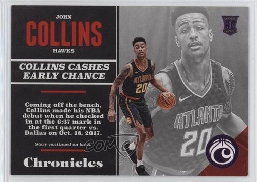 2017-18 Panini Chronicles - Rookies John Collins #106 Pink /99 (RC) for ...