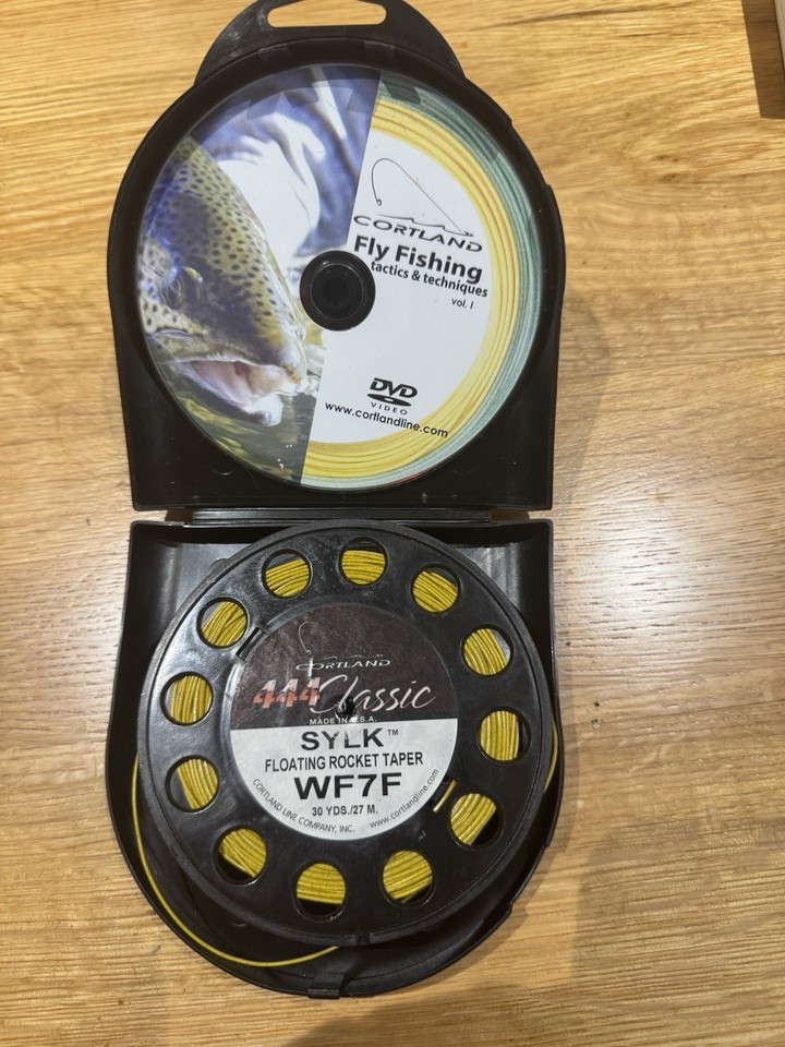 Cortland 444 Classic WF #7 Sylk Fly Line Fly Fishing Line | eBay UK