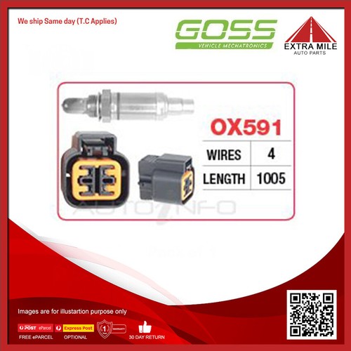 Goss Oxygen Sensor Post-Catalytic For Nissan Maxima A33 3.0L V6 VQ30DE ...