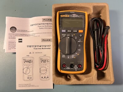 Fluke 117C True RMS Digital Multimeter with Volt Alert Comes With UK ...