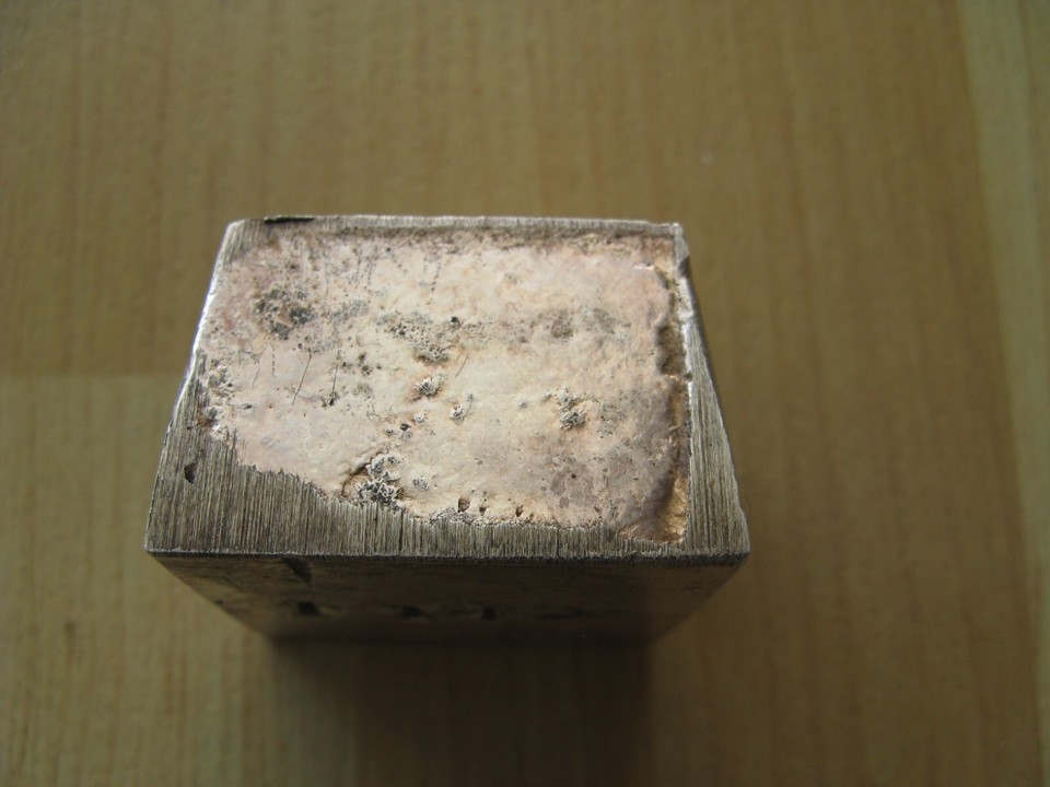 Rare Vintage Delta Refining 9.800 Oz Poured Pyramid Cube 999 Silver Bar ...