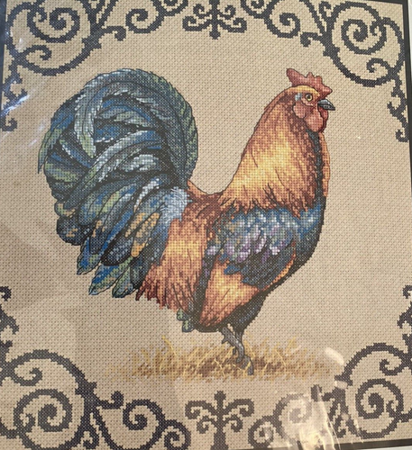 Rare Dimensions Ornate Rooster Cross Stitch 2008 Kit | eBay