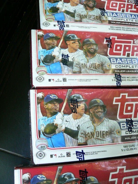 2022 Topps Factory baseball 5 Set Lot - 5 Topps HOBBY sets - 5 Bonus ...