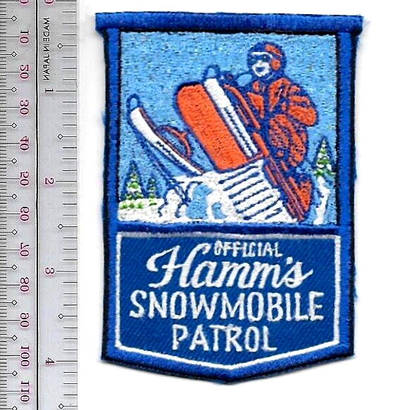 Snowmobile Beer Hamm's Beer Official Hamm's Patrol St Paul, Mn vel NO ...