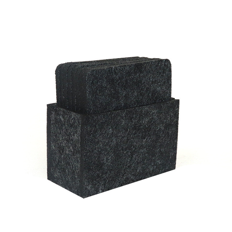 10Pcs Felt Cup Mats Drink Hot Pad Coasters Coffee Table Insulation Non ...