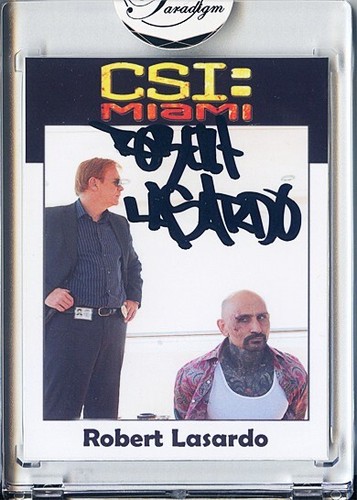 -CSI: Miami- Robert Lasardo Signed/Autograph/Auto Certified TV Trading ...