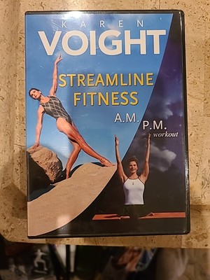 Karen Voight - Streamline Fitness: A.M./P.M. Workout (DVD, 2003) Sealed ...