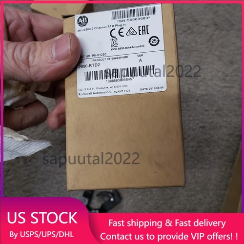 NEW Sealed Allen Bradley 2-channel Resistance Thermometer RTD Plug-in ...