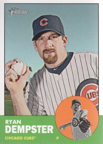 2012 Topps Heritage Chicago Cubs Baseball Card #309 Ryan Dempster | eBay