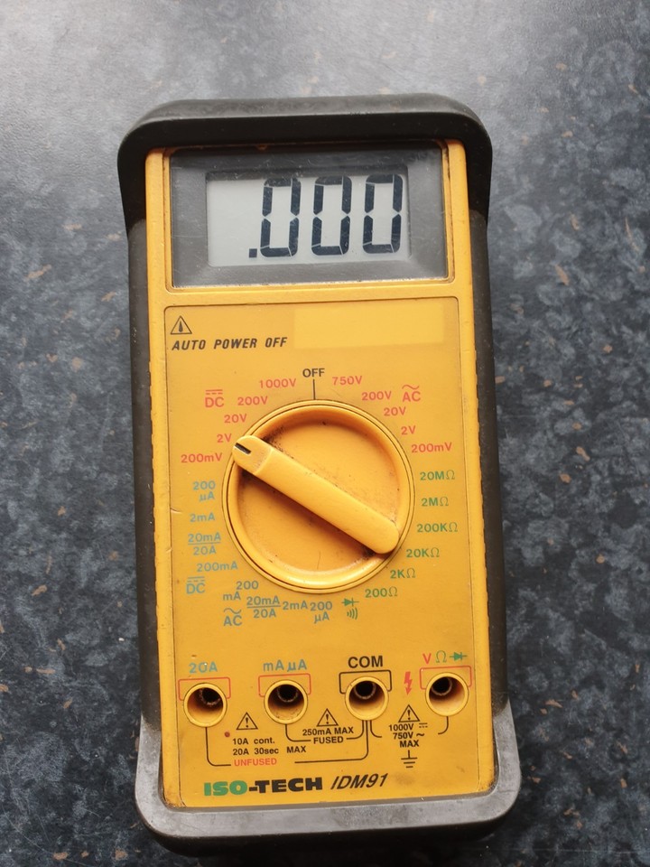 ISO-TECH IDM91E DIGITAL MULTIMETER, 2000 COUNT READ | eBay